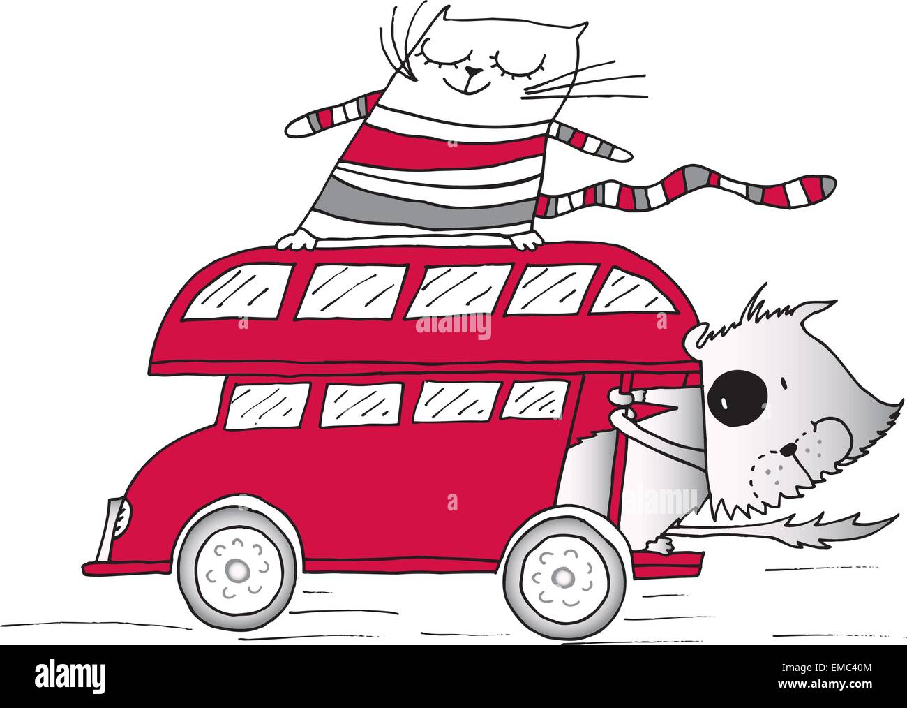 Mischief dog Stock Vector Images - Alamy