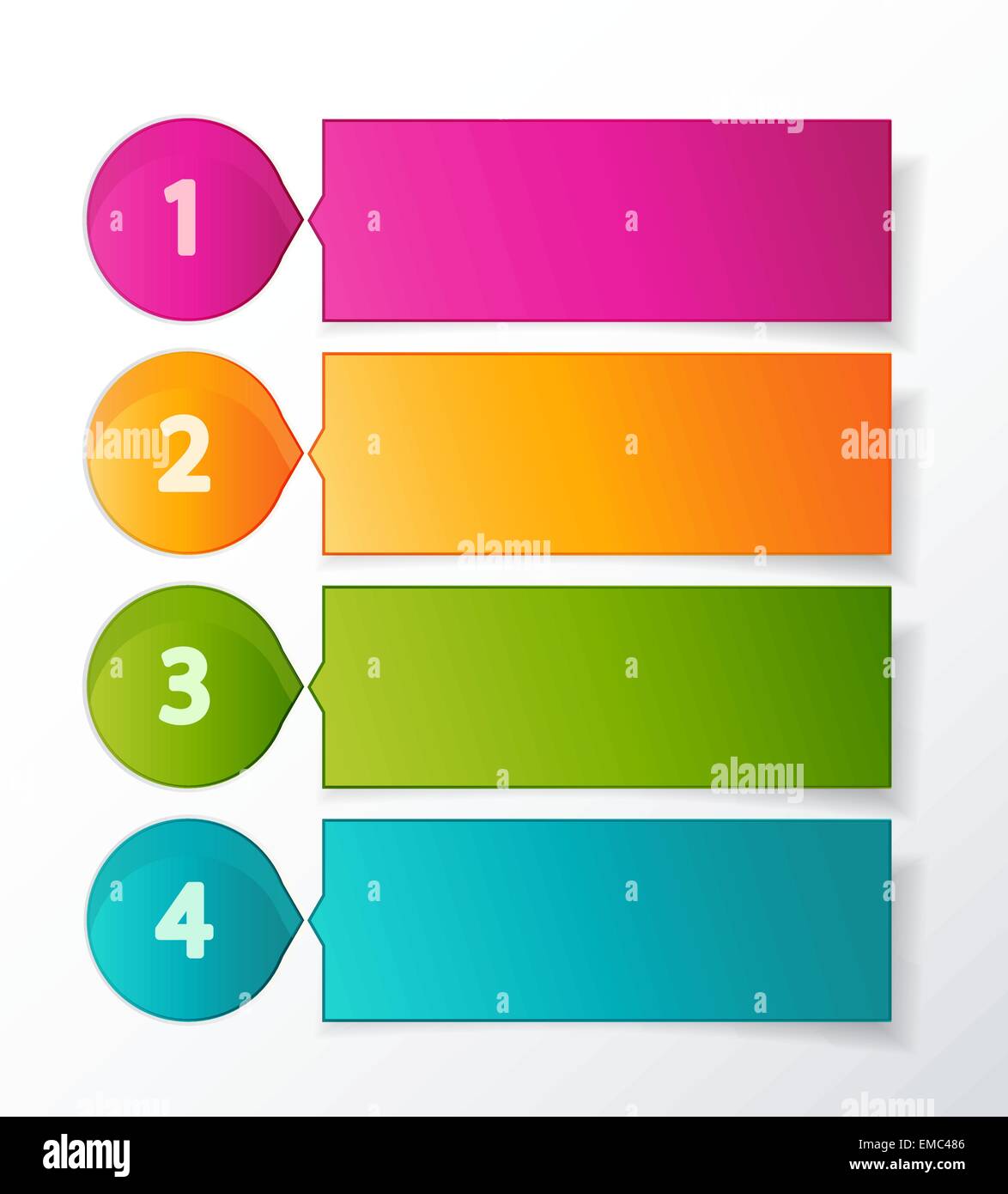 Numbered banner Stock Vector Images - Alamy