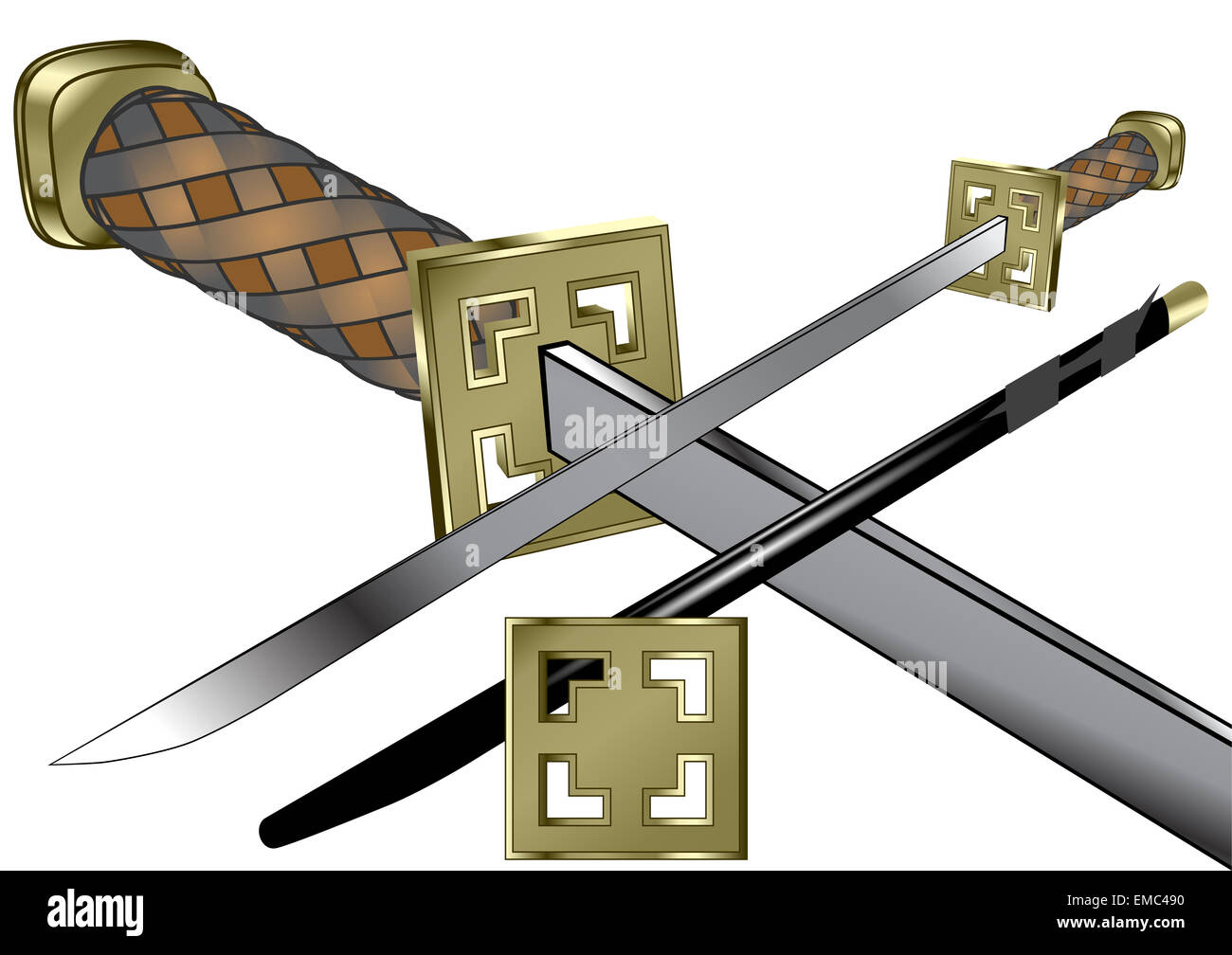 Samurai weapon hi-res stock photography and images - Alamy