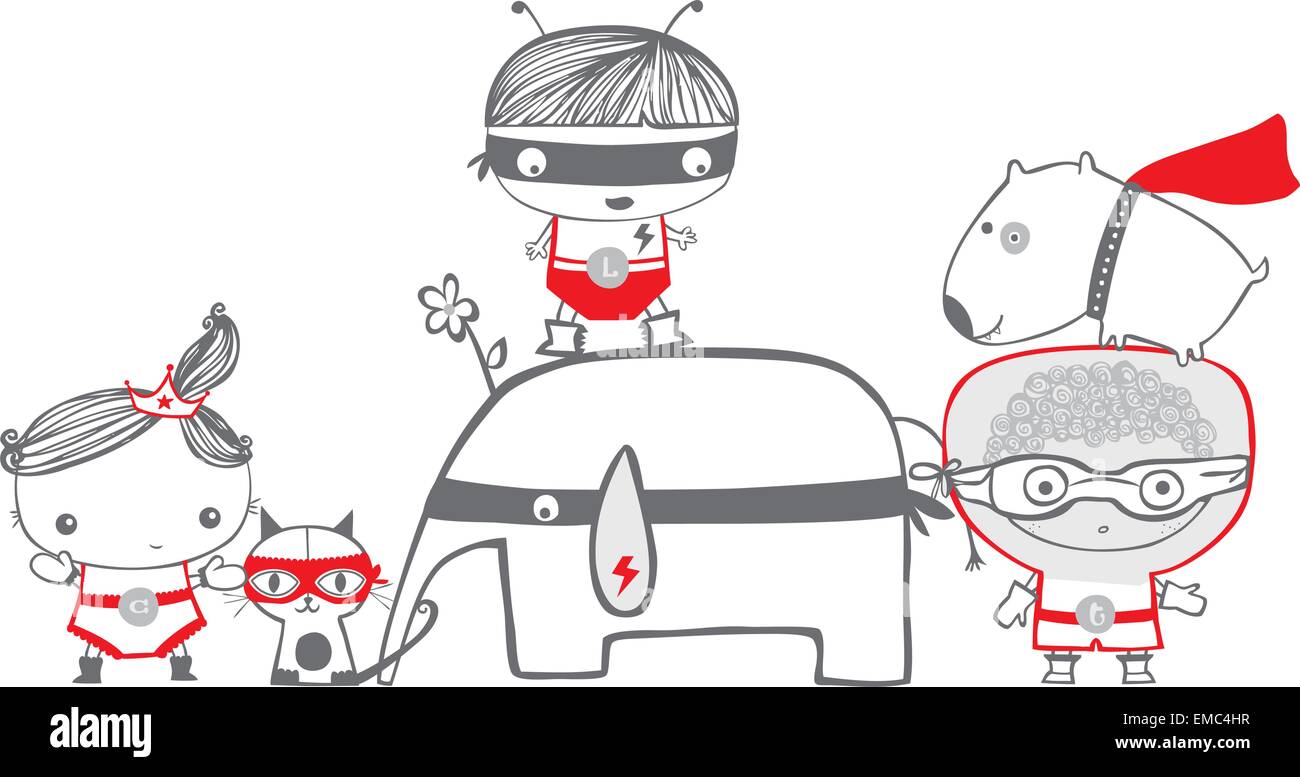 Character baby super hero Stock Vector Images - Alamy