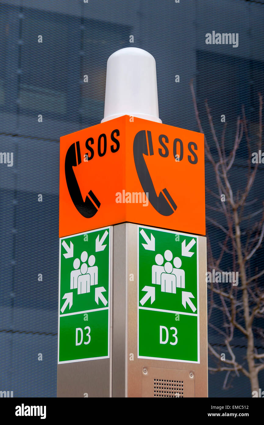 Sos telephone and meeting point hi-res stock photography and images - Alamy
