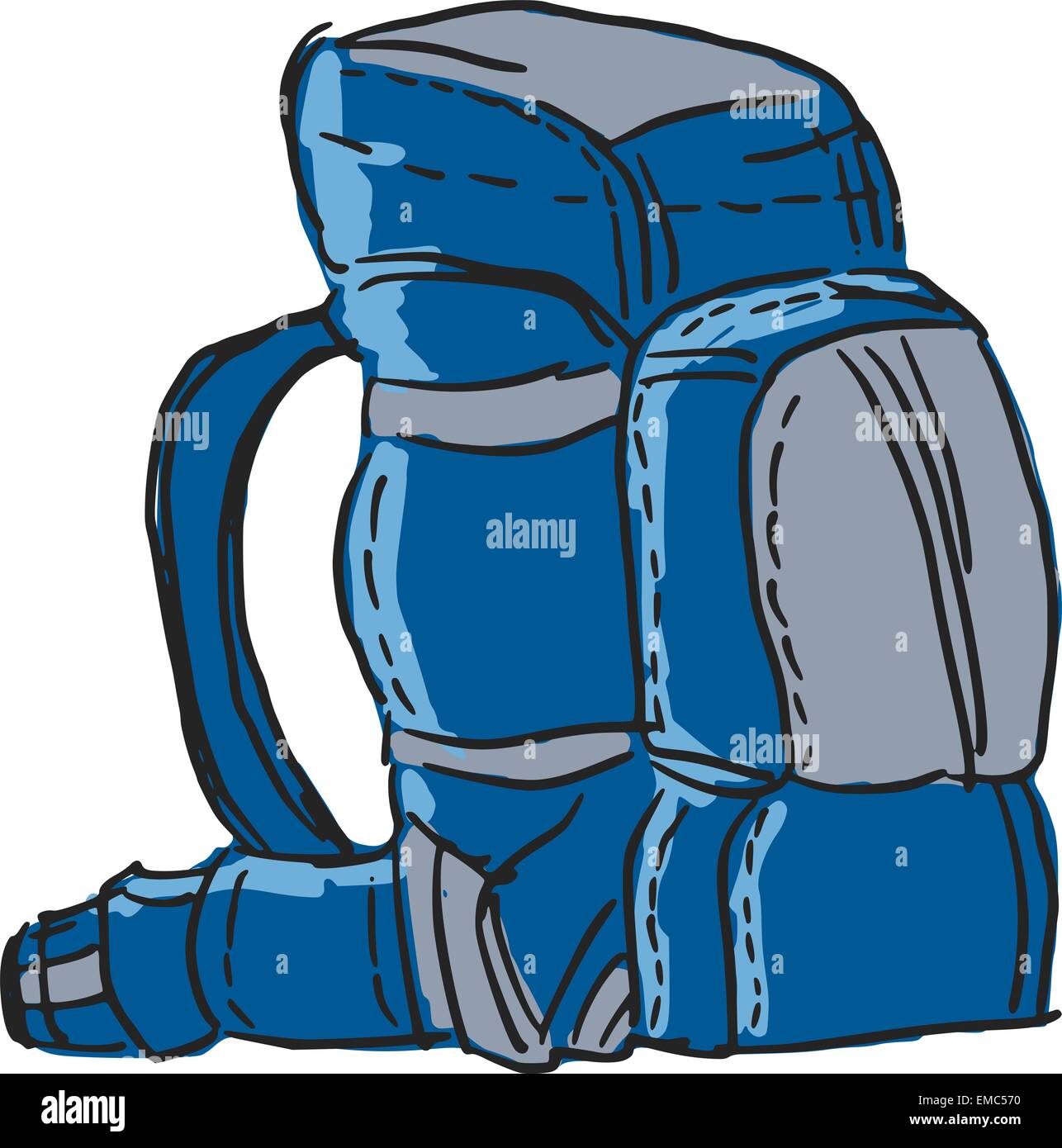 Cartoon backpack hi-res stock photography and images - Alamy