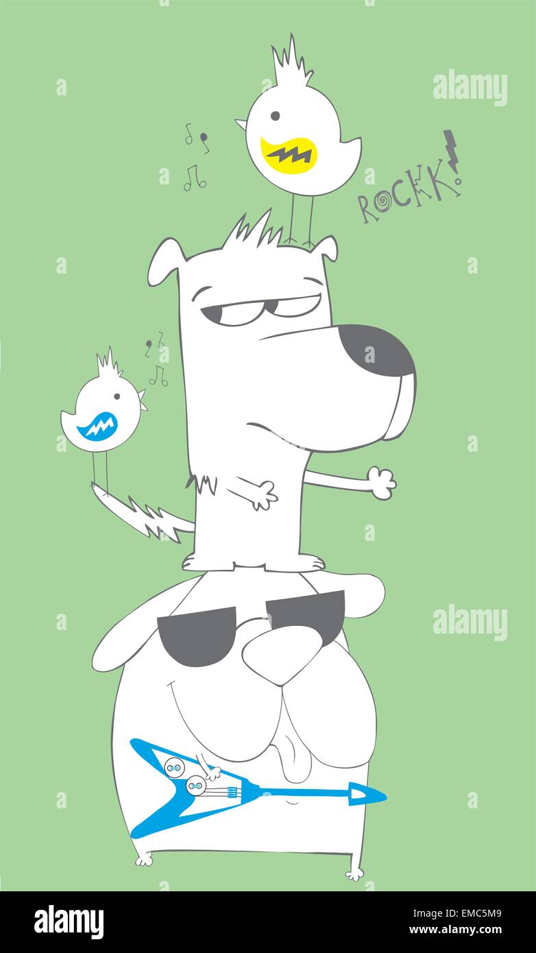 Rock cat Stock Vector Images - Alamy