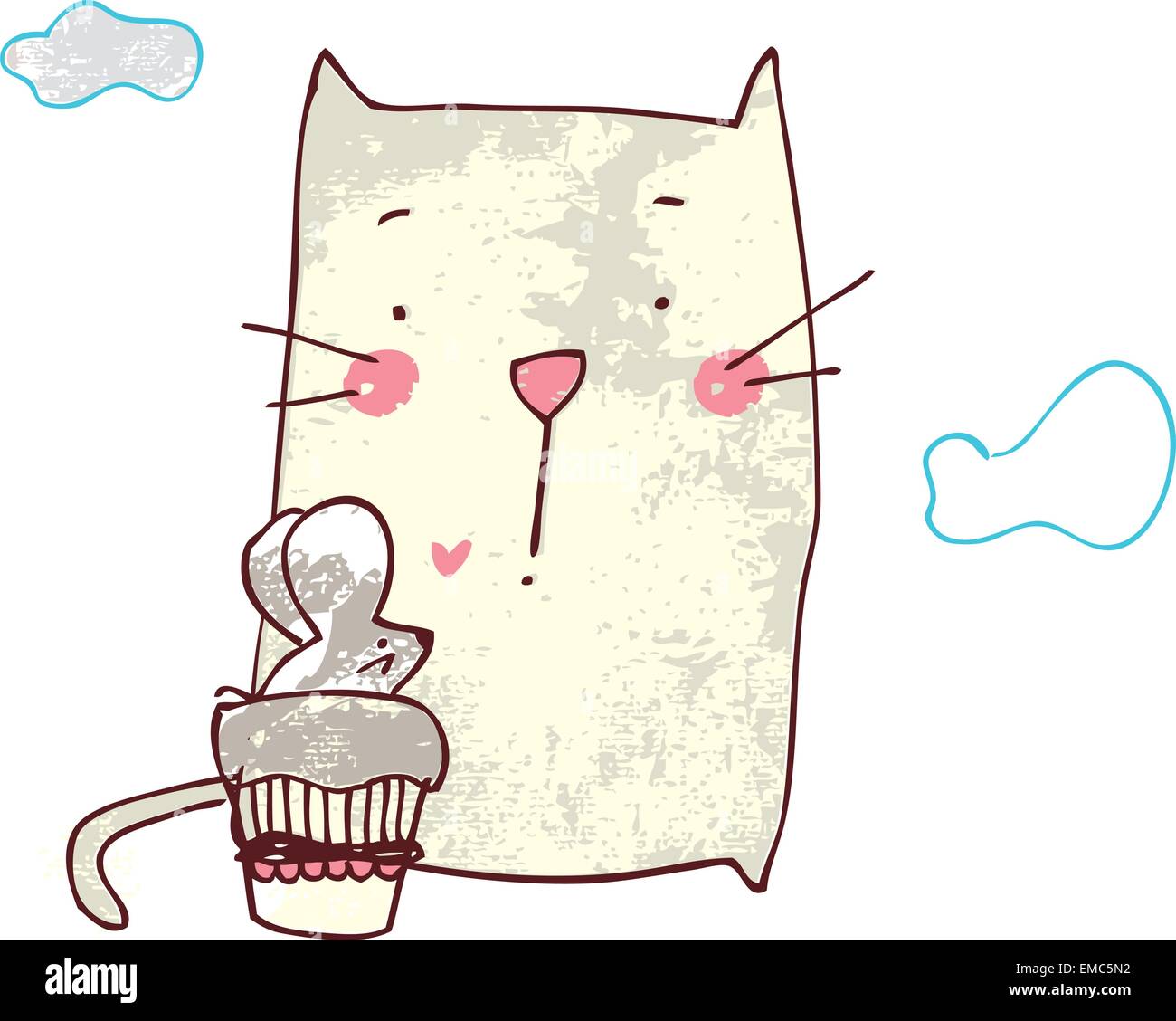 Pink sugar mouse Stock Vector Images - Alamy