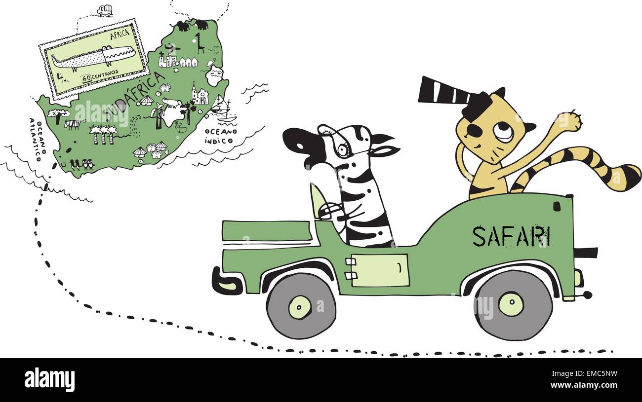 South parks wild animal park Stock Vector Images - Alamy