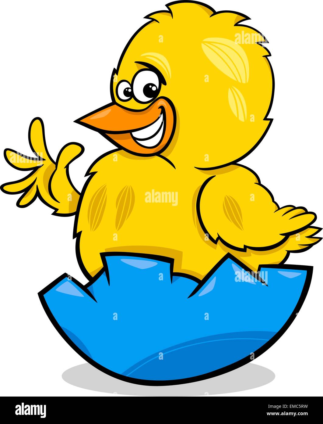 easter chicken cartoon illustration Stock Vector Image & Art - Alamy
