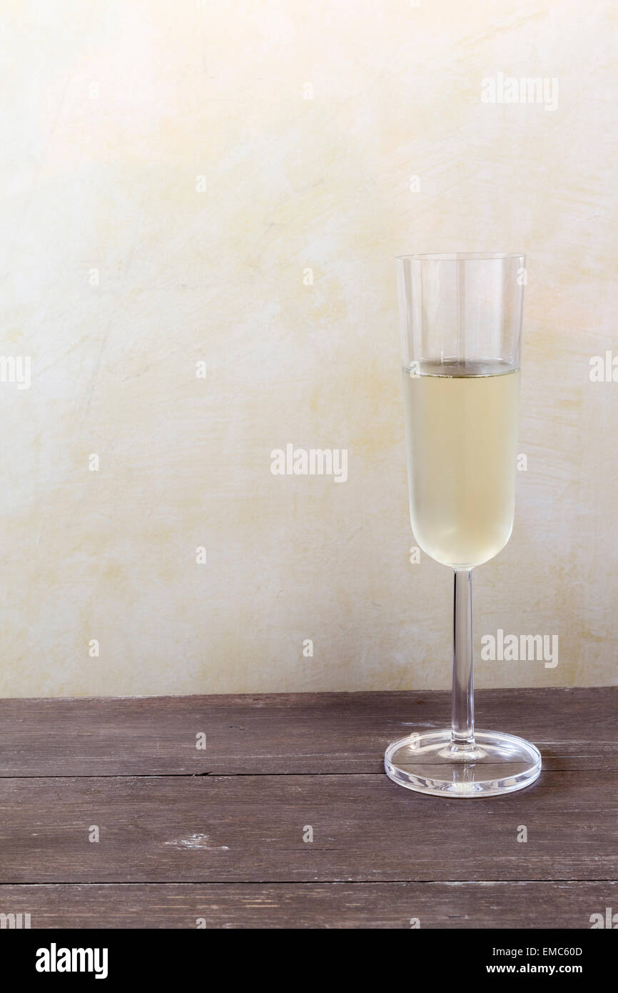 Glass of sparkling wine Stock Photo - Alamy