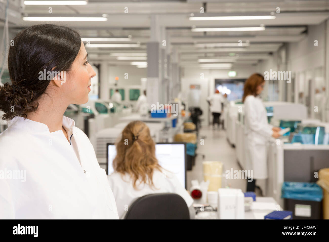 Scientists working in laboratory Stock Photo - Alamy