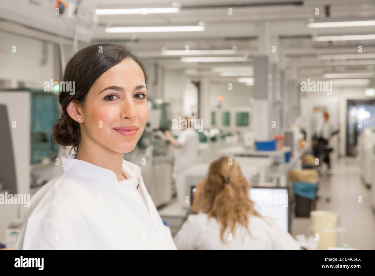 Scientists working in laboratory Stock Photo - Alamy