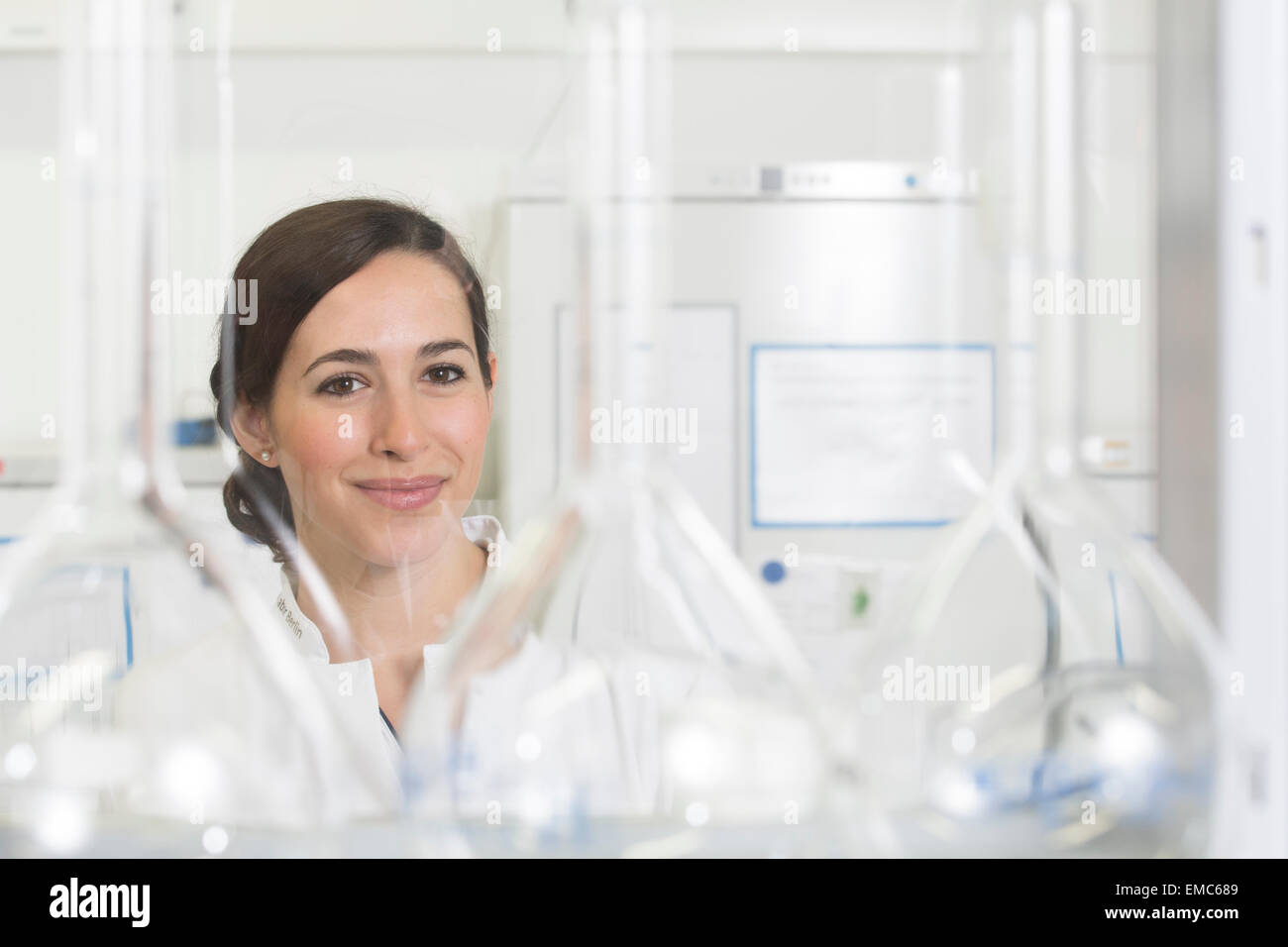 Young scientist in laboratory, portrait Stock Photo - Alamy