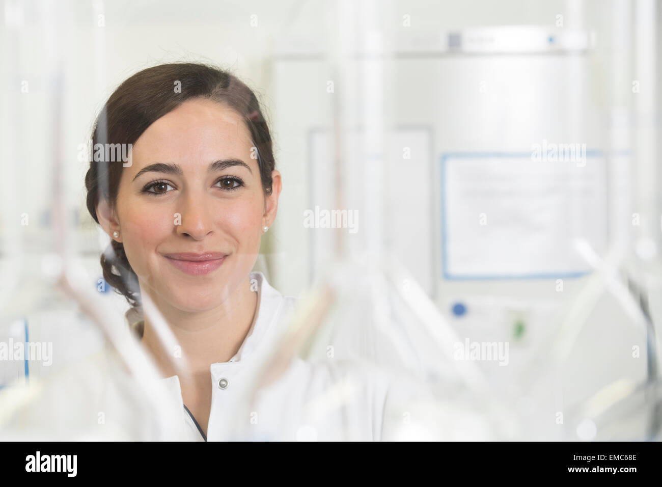 Young scientist in laboratory, portrait Stock Photo - Alamy