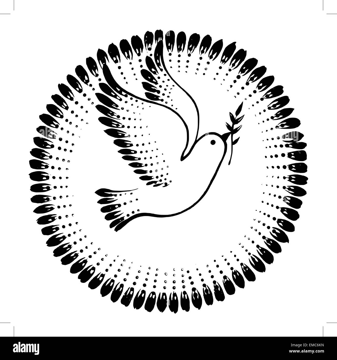 Peace ukraine dove flying Stock Vector Images - Alamy