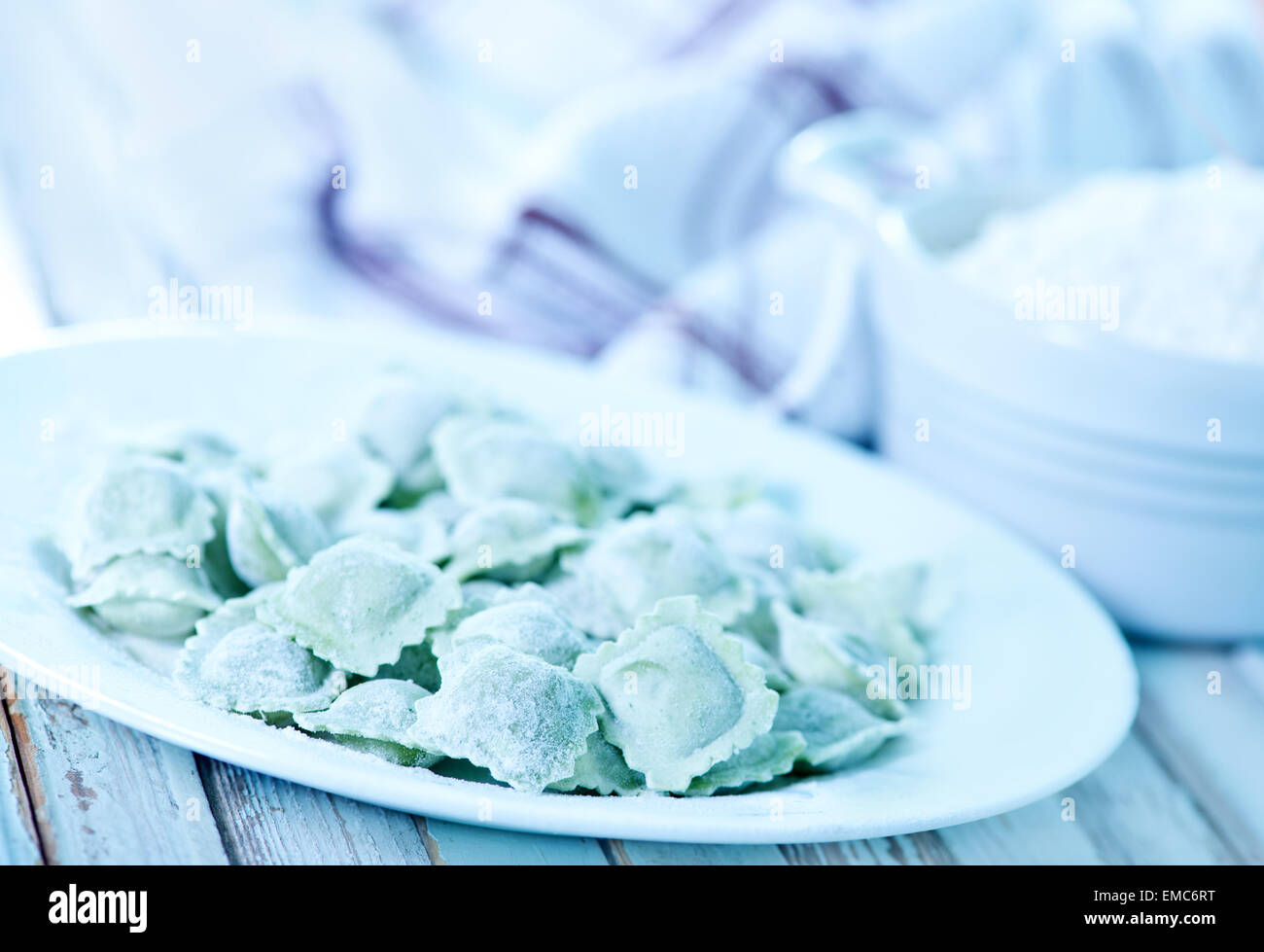 Ravioli on plate hi-res stock photography and images - Alamy
