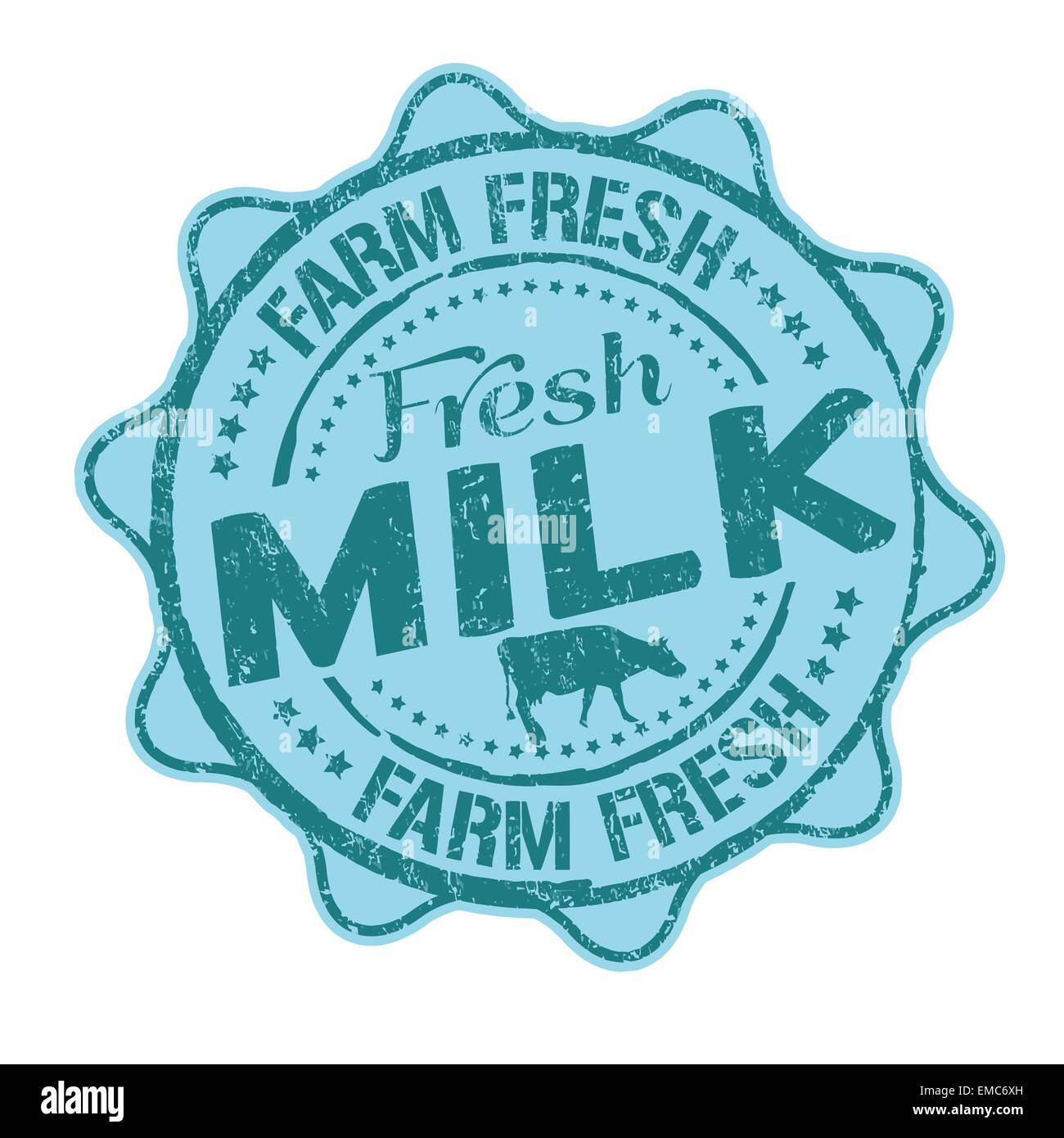 Farm fresh dairy vector Stock Vector Images - Alamy