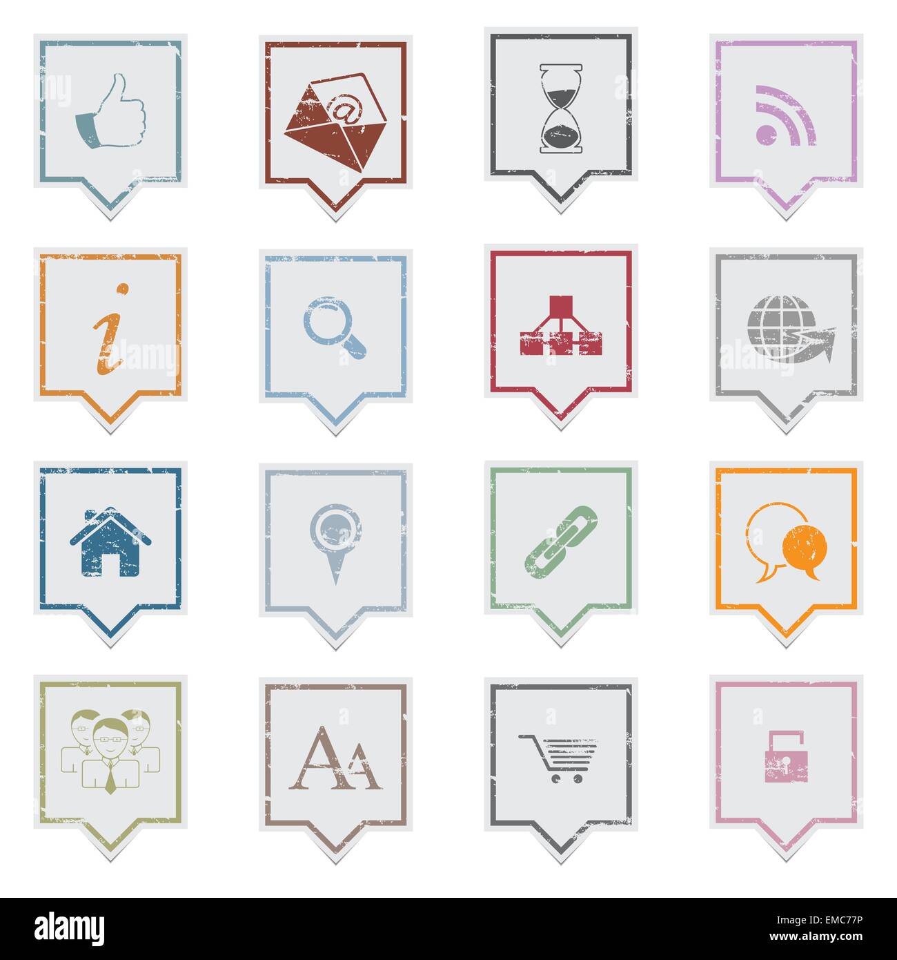 Letter labels Cut Out Stock Images & Pictures - Alamy