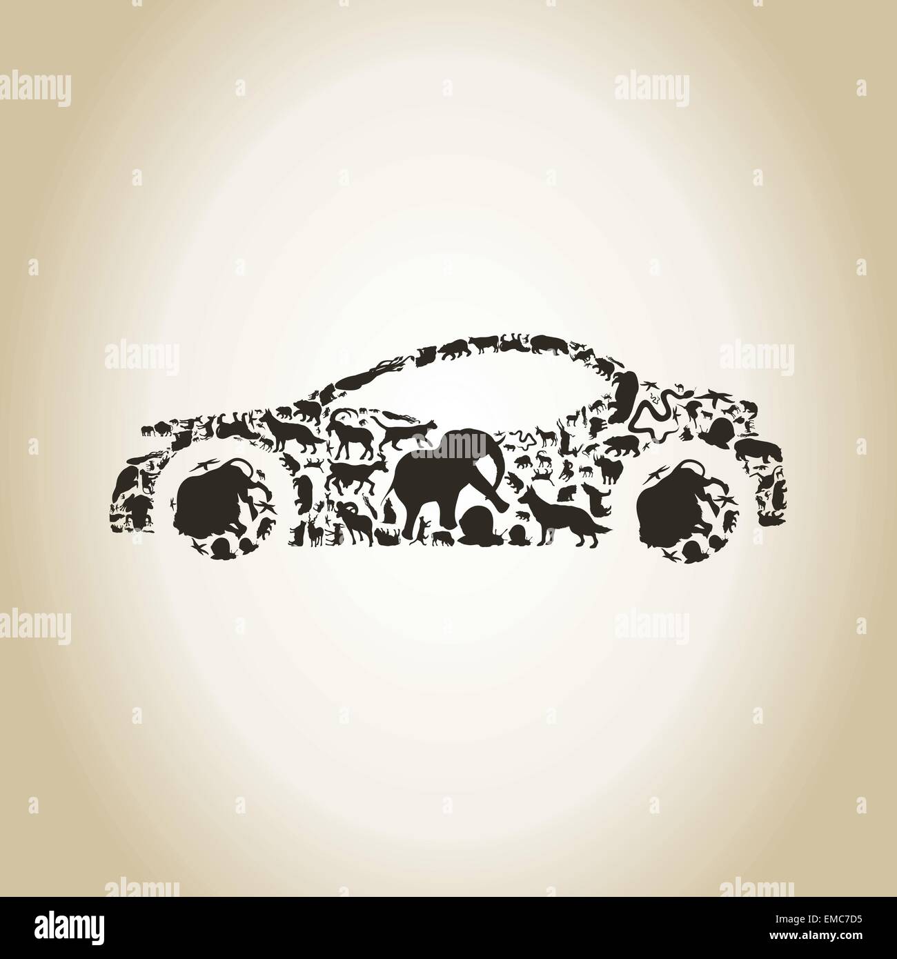 Car horse Stock Vector Images - Alamy