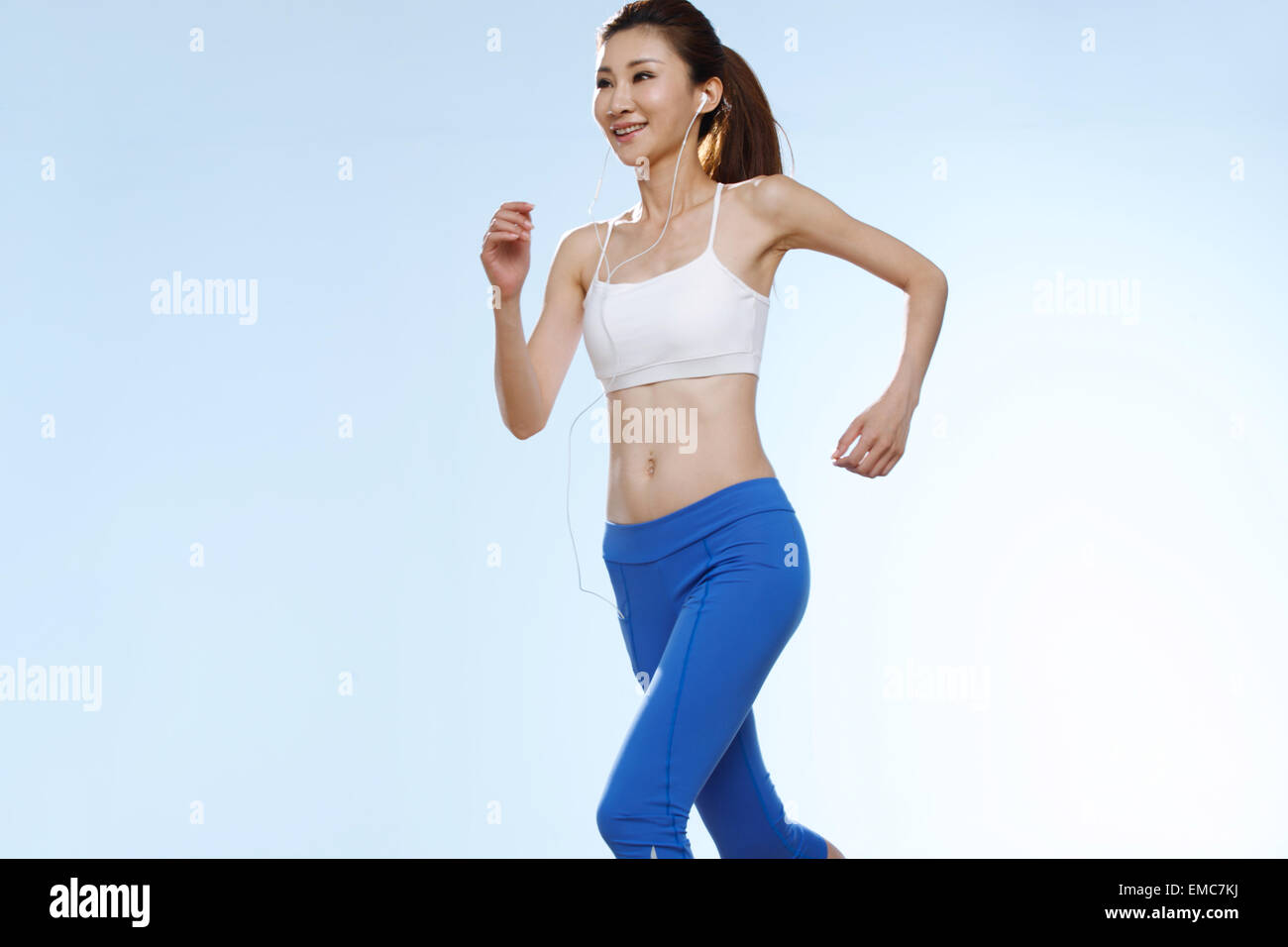 Indian woman running hi-res stock photography and images - Alamy