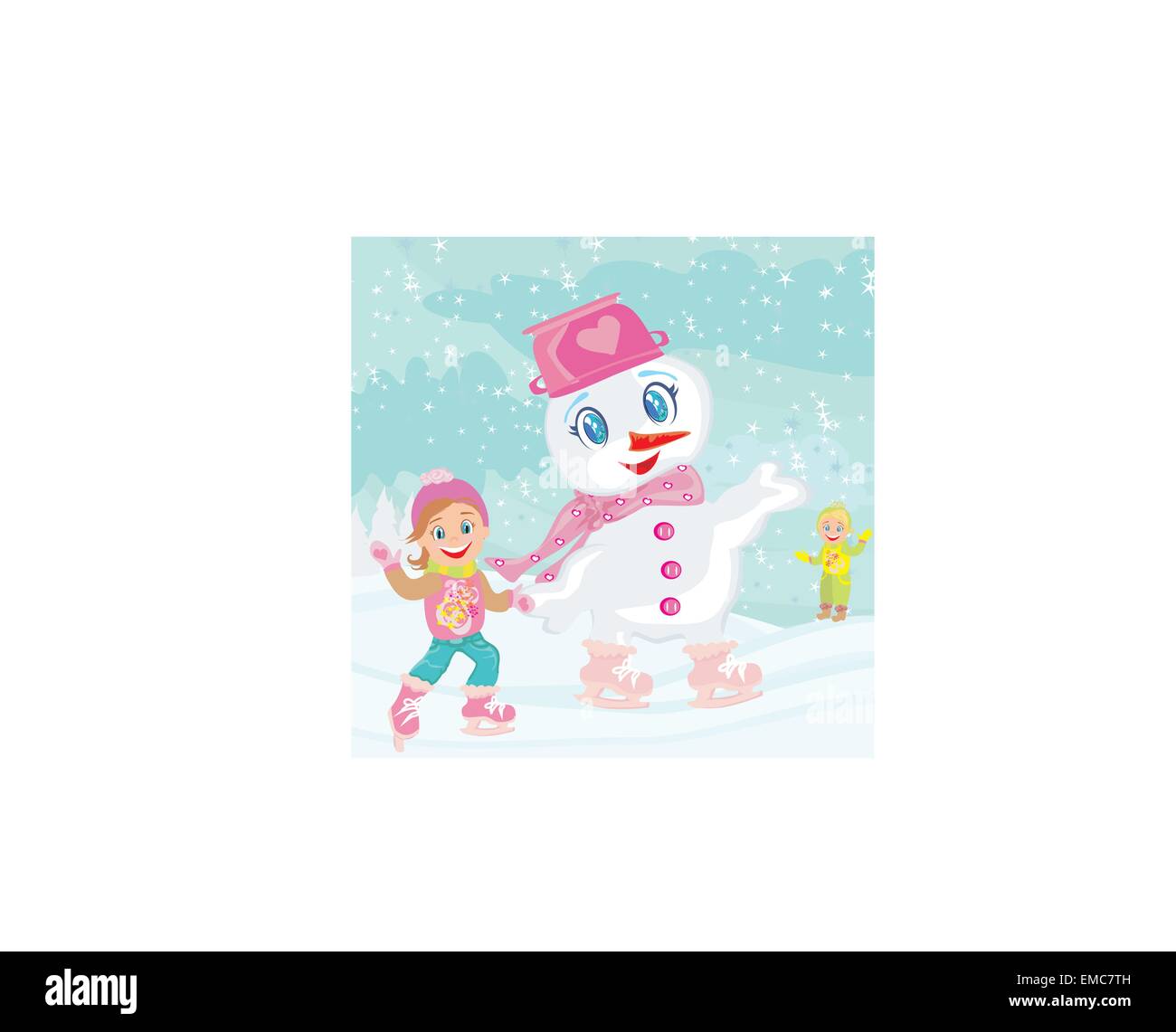 Retro skating Stock Vector Images - Alamy