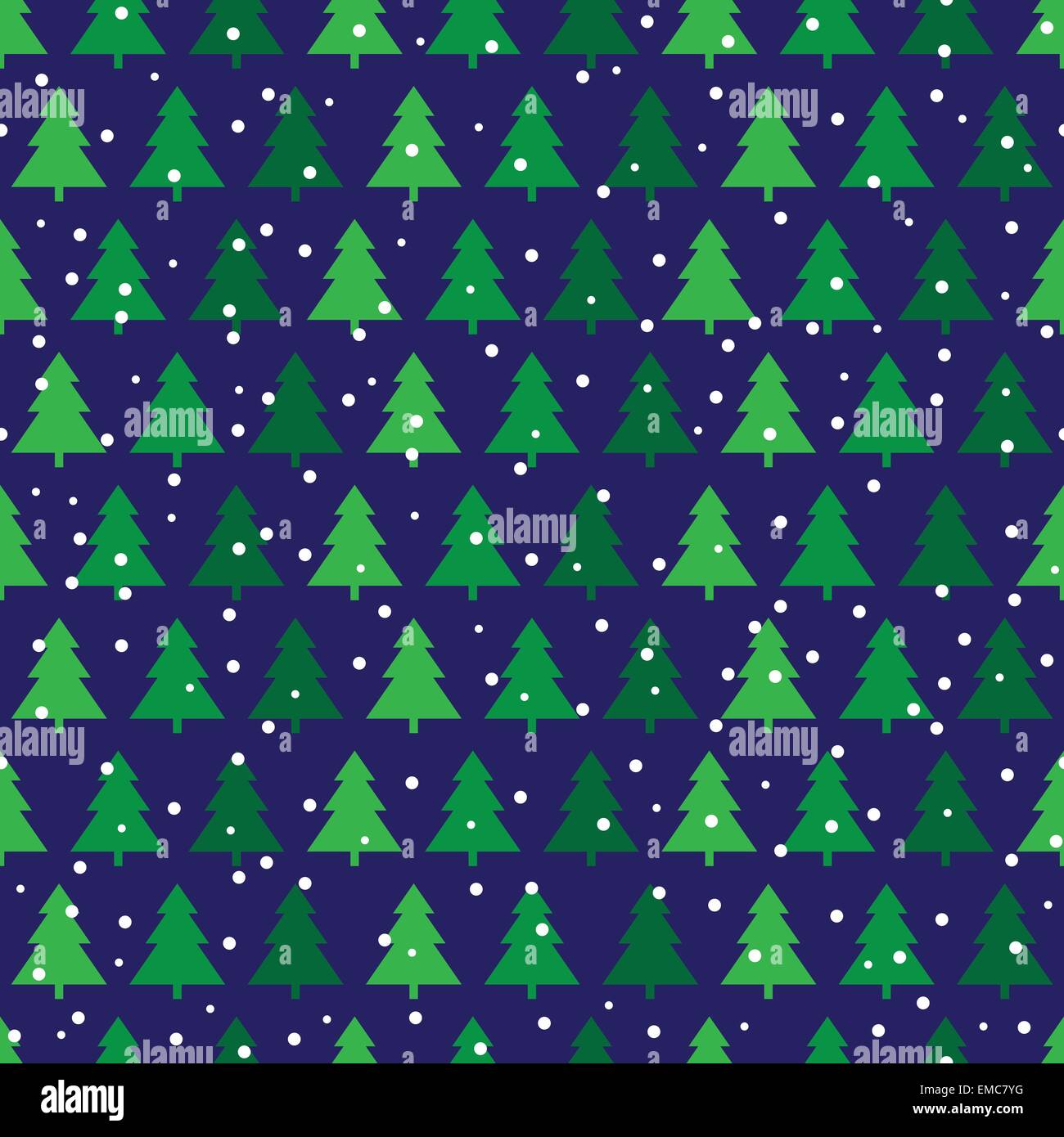 Pine trees snow Stock Vector Images - Alamy