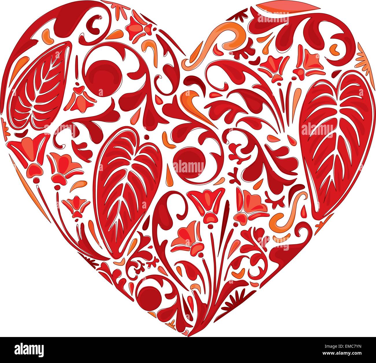 Illustrated heart hi-res stock photography and images - Alamy