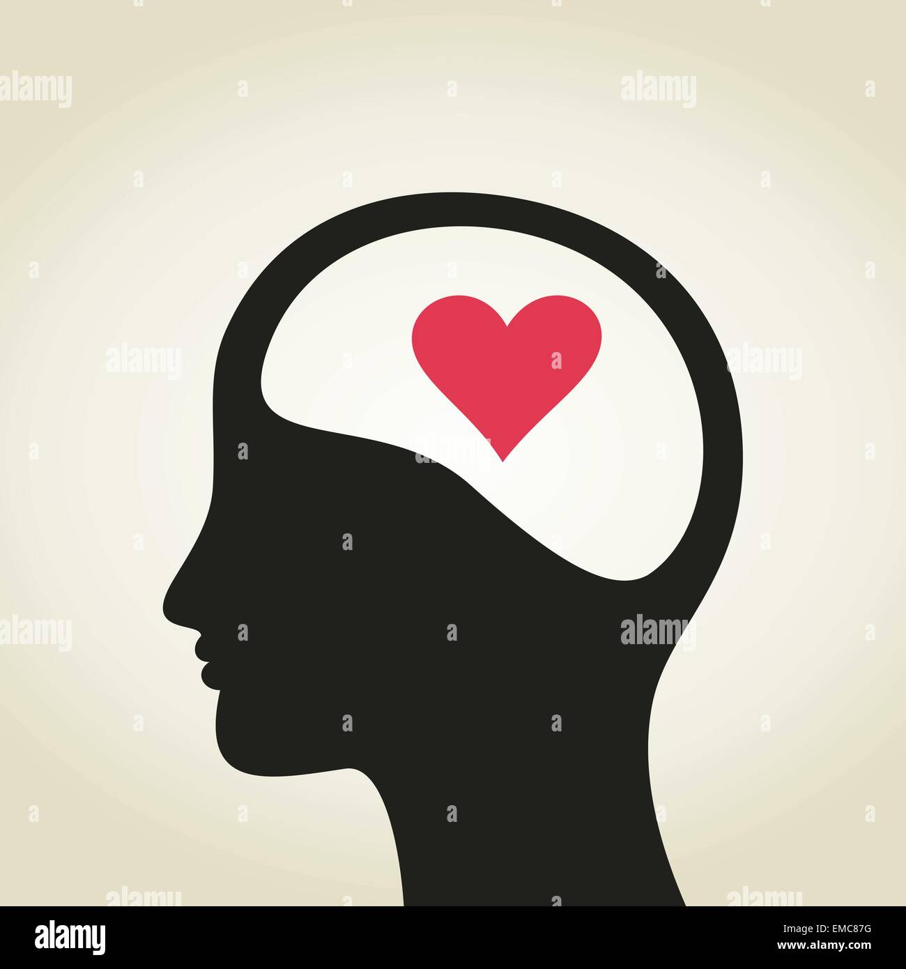 Head only Stock Vector Images - Alamy