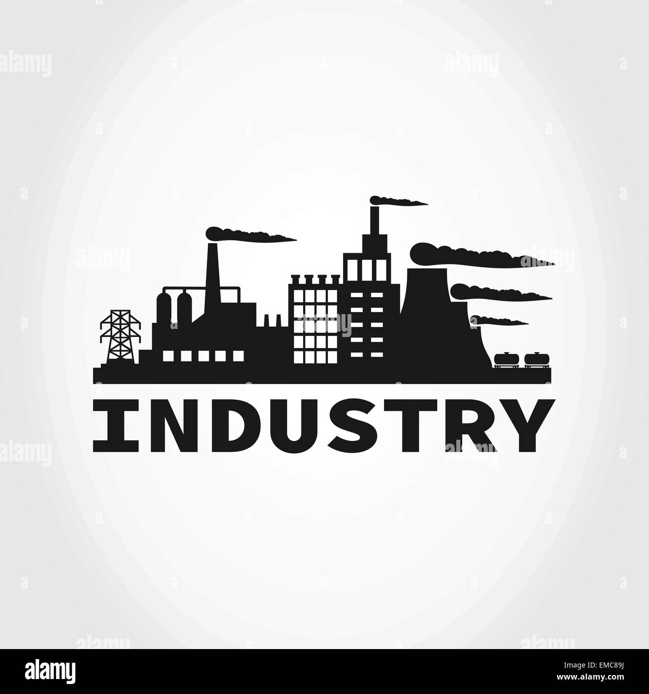 Industry tower Stock Vector Images - Alamy