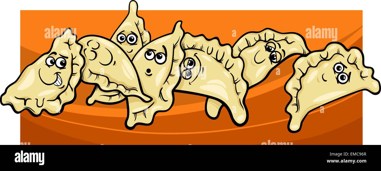 Pierogi dumplings Stock Vector Images - Alamy
