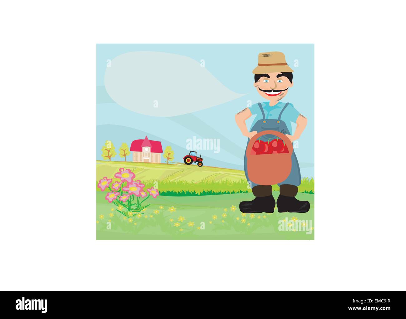 Apples at a tree Stock Vector Images - Alamy