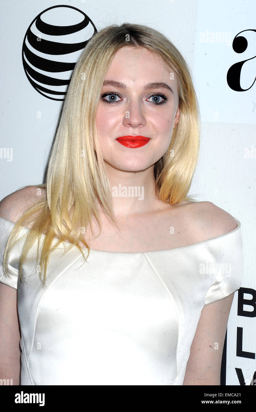 Dakota Fanning attends the premiere of 'Franny' during the 2015 Tribeca ...