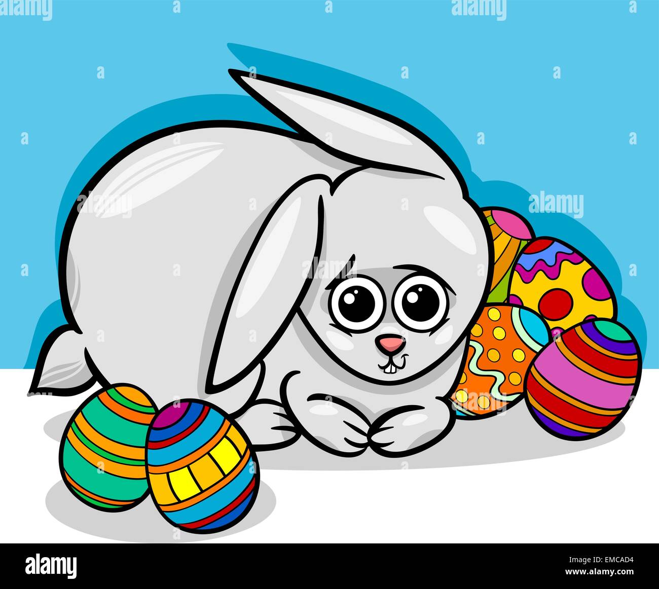 Bunny paschal Stock Vector Images - Alamy