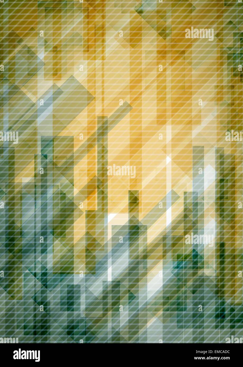 Abstract Yellow Rectangle Shapes Background Stock Vector Image & Art ...