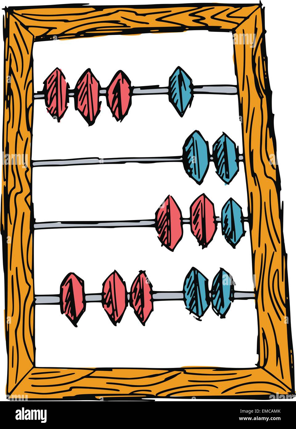 Sketch abacus hi-res stock photography and images - Alamy