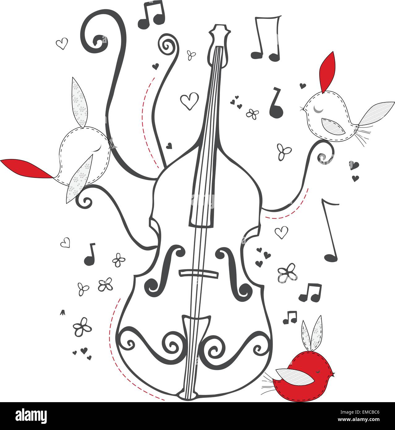 Sounds of birds Stock Vector Images - Alamy