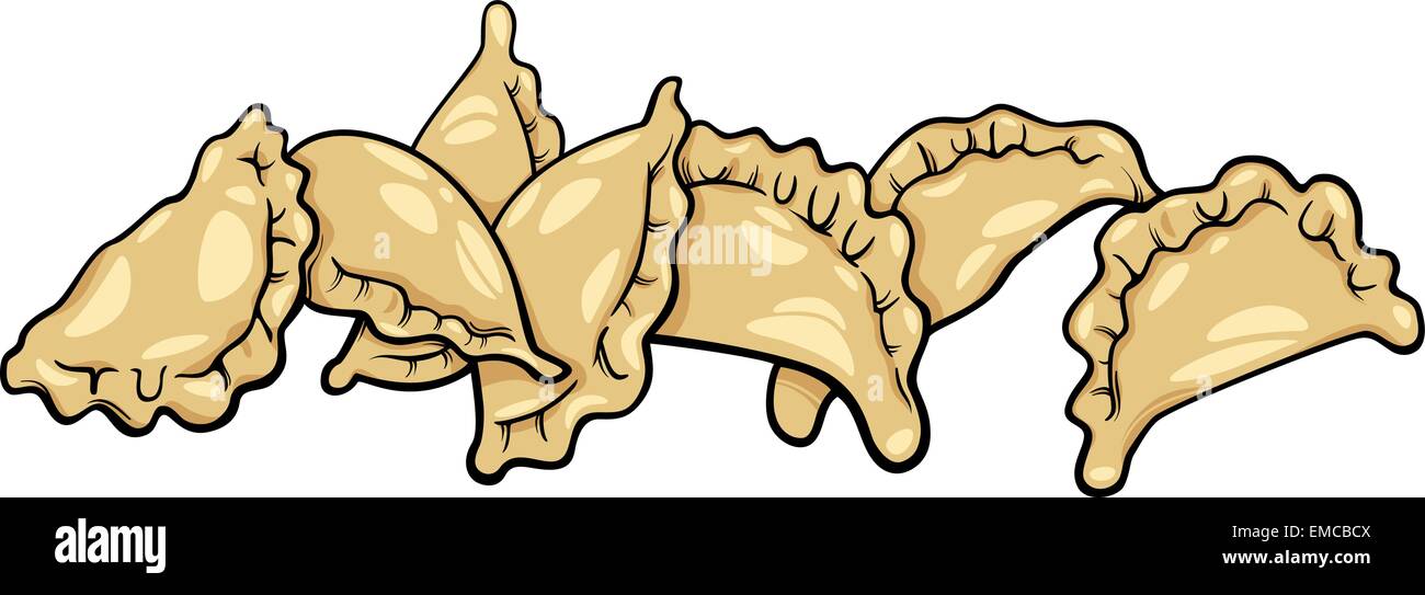 pierogi or dumplings cartoon clip art Stock Vector Image & Art - Alamy