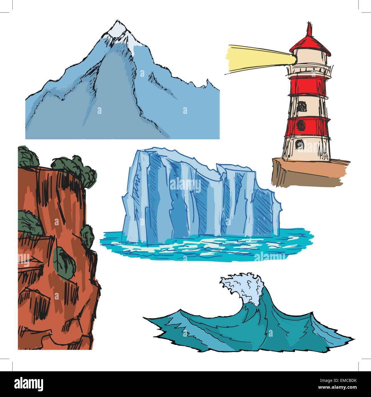 Landscapes Stock Vector Images - Alamy