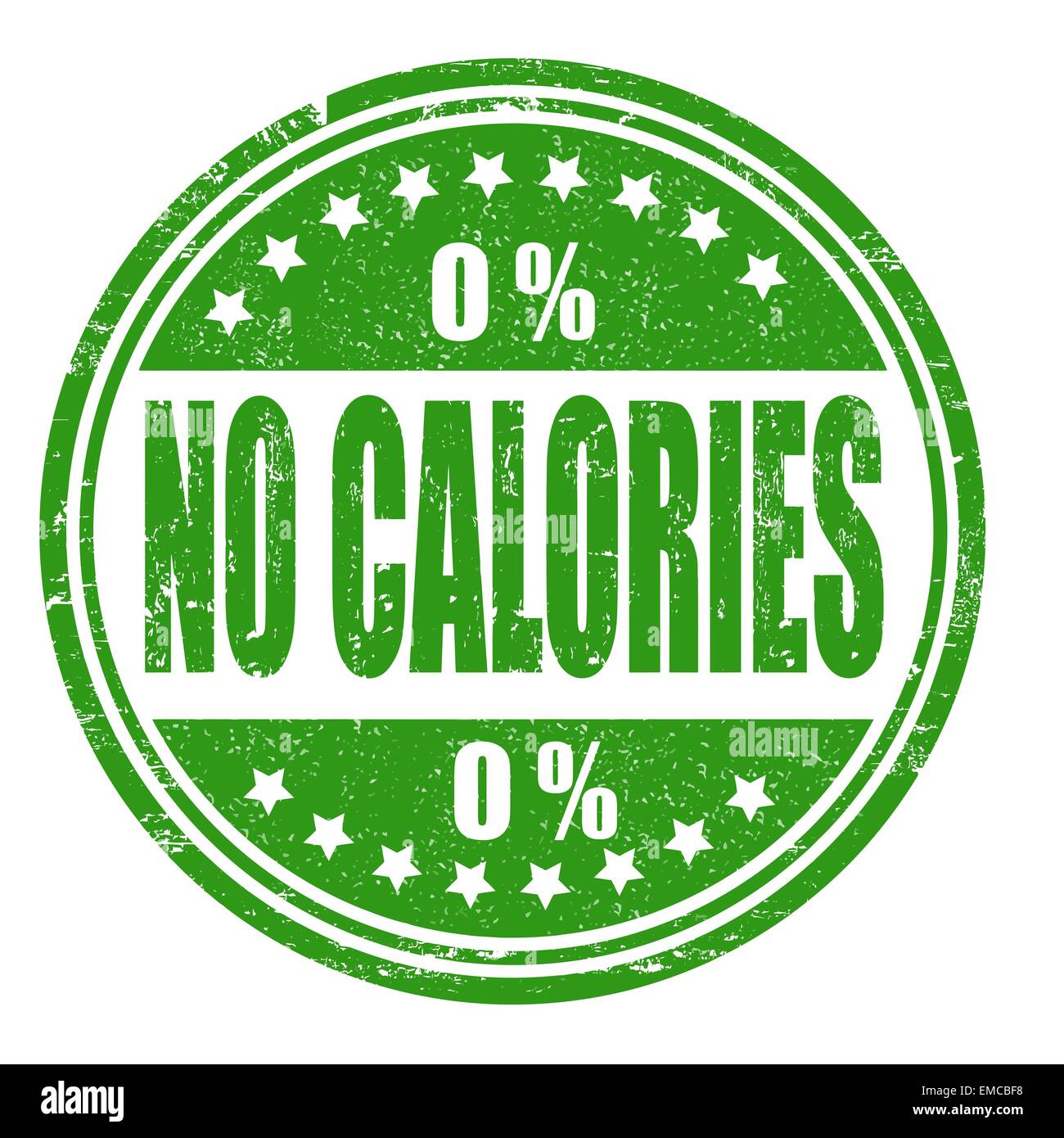 No calories stamp Stock Vector Image & Art - Alamy