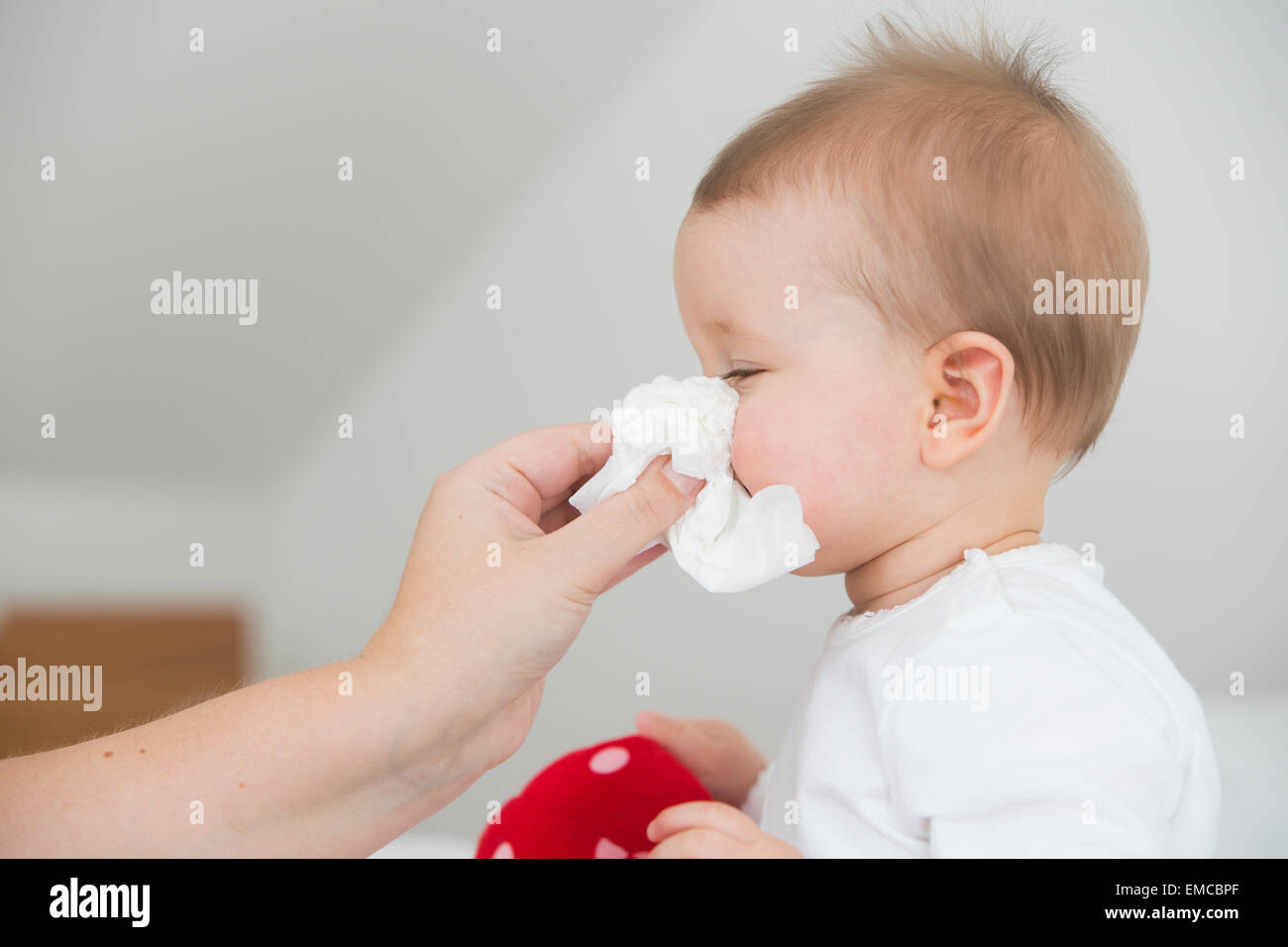 Girls blowing her nose hi-res stock photography and images - Alamy