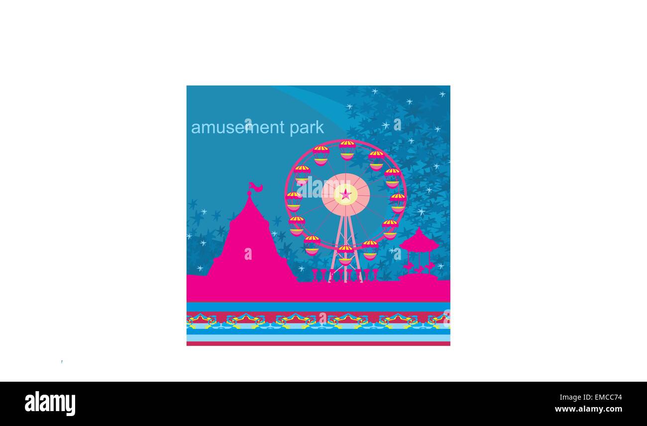 Kids amusement park Cut Out Stock Images & Pictures - Alamy