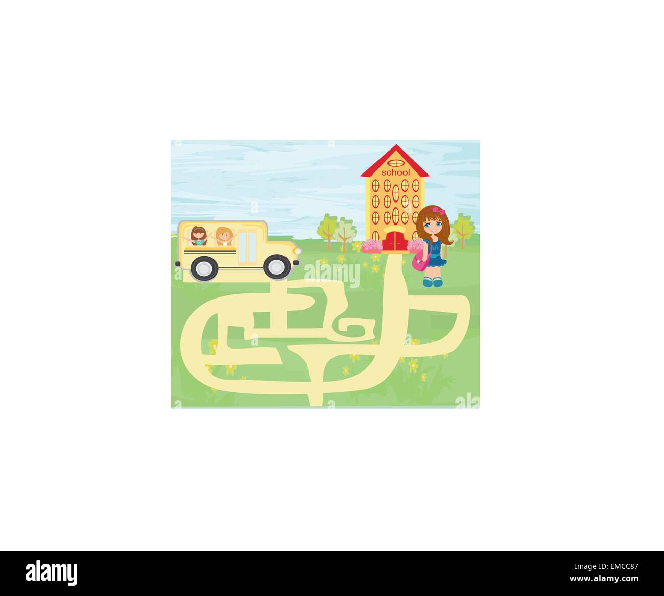 Maze building Cut Out Stock Images & Pictures - Alamy