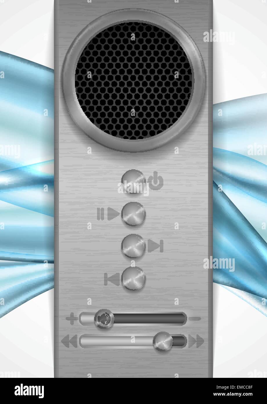 Abstract Speaker Concept Design Stock Vector Image & Art - Alamy