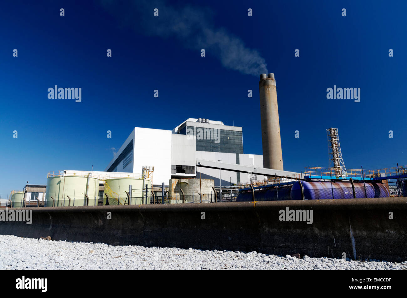 Aberthaw coal fired power station, Vale of Glamorgan, South Wales, UK ...