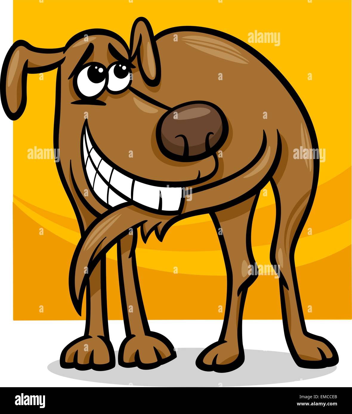 Dog chase tail Stock Vector Images - Alamy