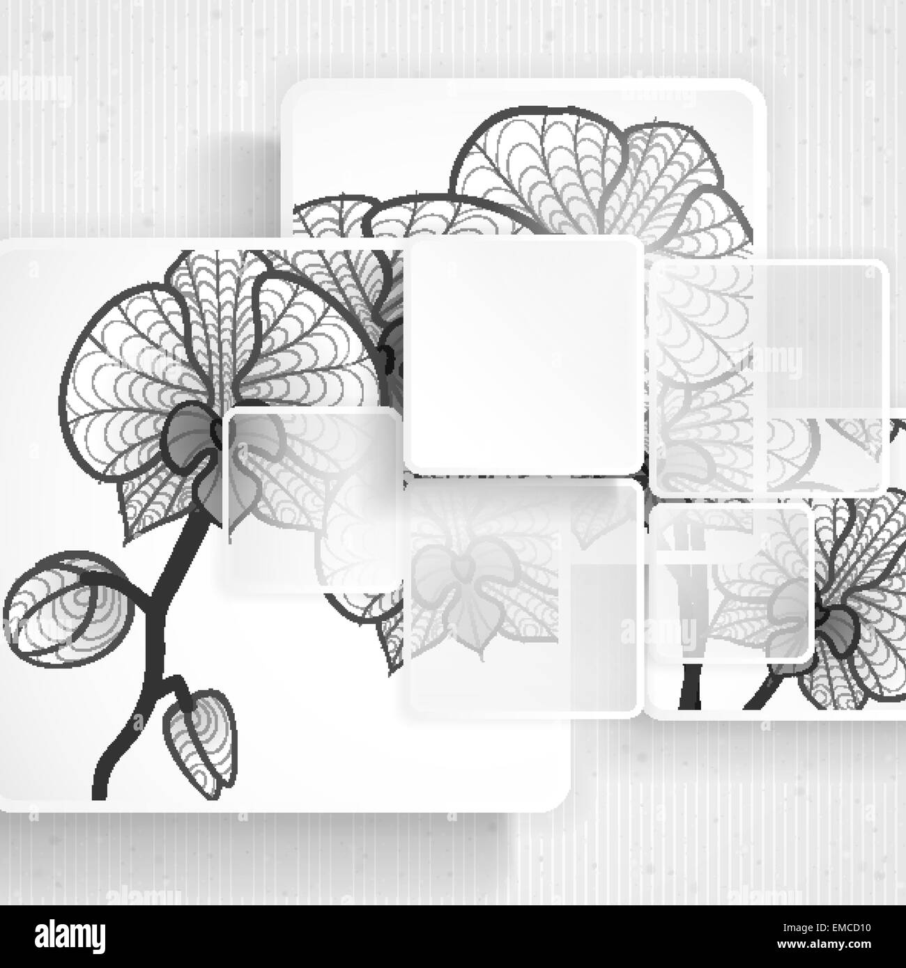 White square element on Stock Vector Images - Alamy