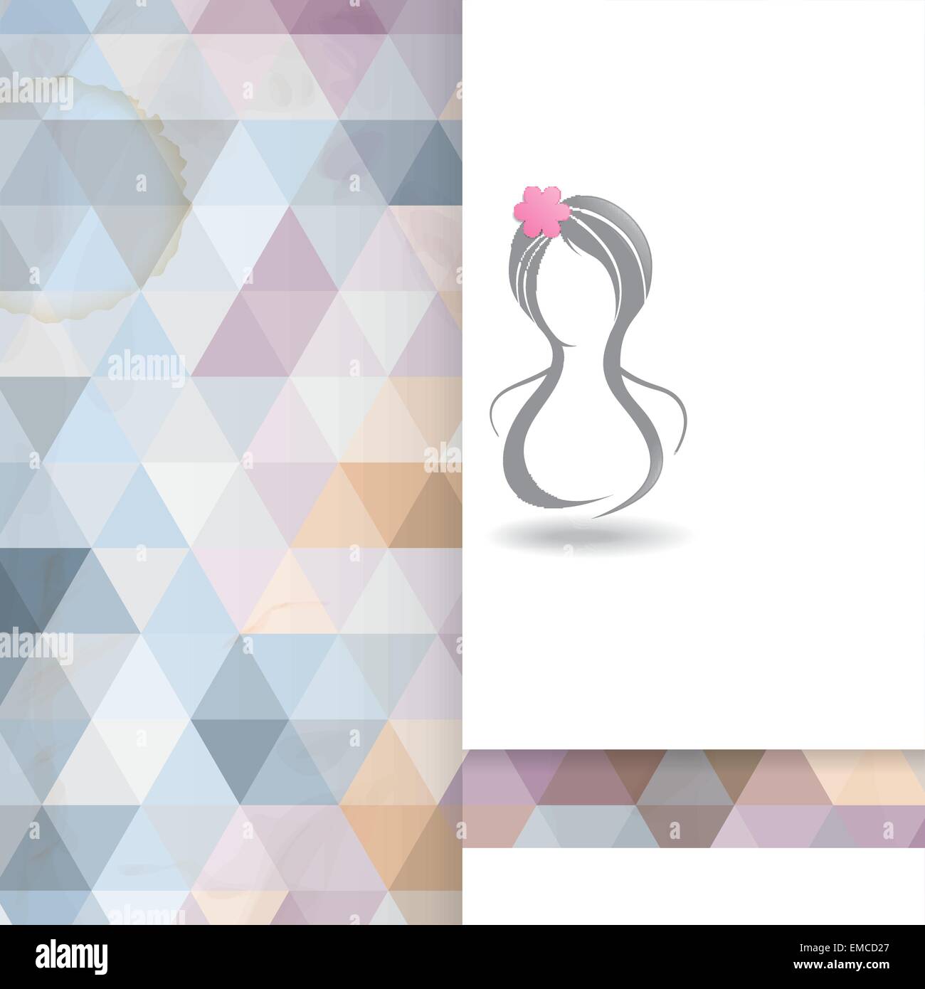 Greeting card design Stock Vector Images - Alamy