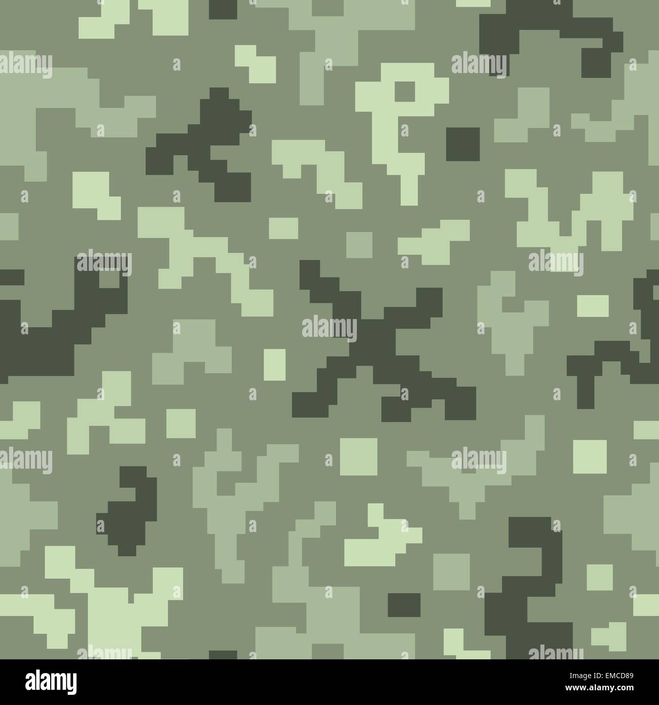 Digital pixel camouflage pattern Stock Vector Images - Alamy