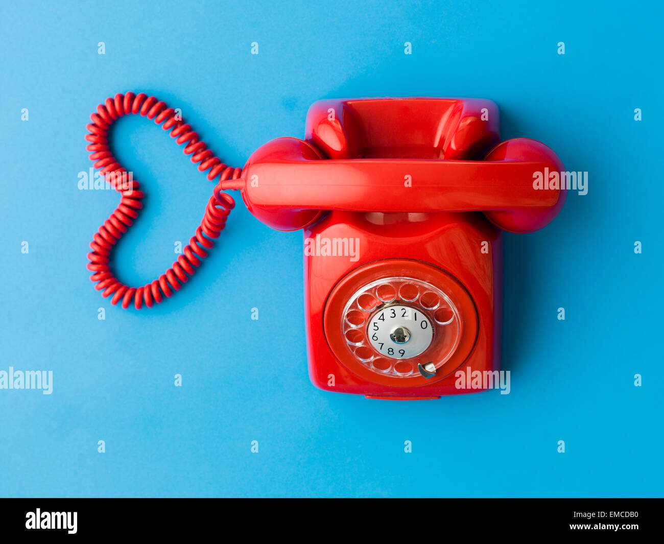 Telephone cord heart hi-res stock photography and images - Alamy