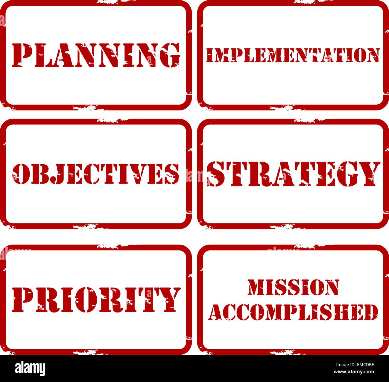 Mission implementation plan Stock Vector Images - Alamy