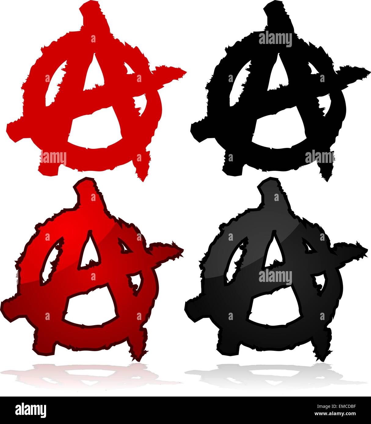 Anarchy symbol hi-res stock photography and images - Alamy