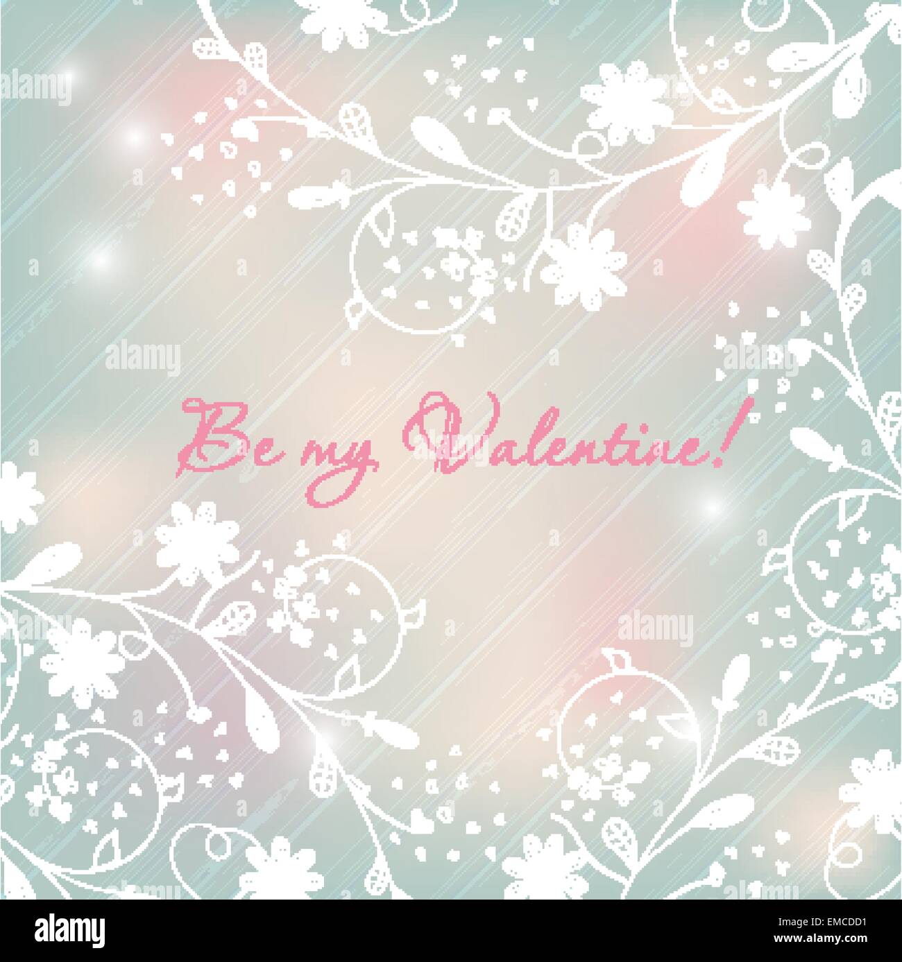 Floral pastel illustration Stock Vector Images - Alamy