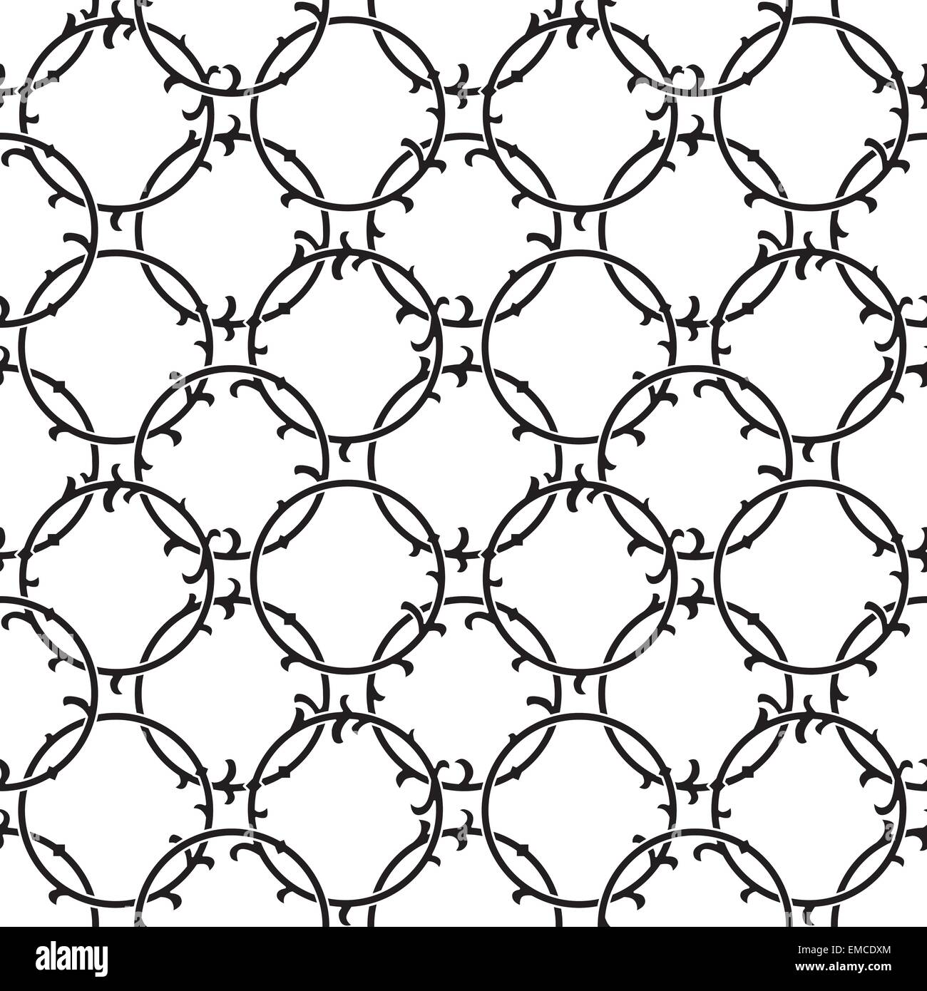 Seamless circles patterns Stock Vector Images - Alamy